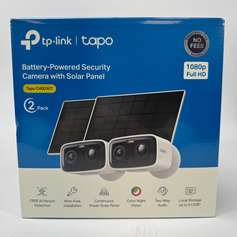 New TP-Link Tapo C400 Battery-Powered Security Camera with Solar Panel ...